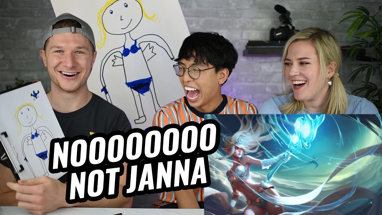 Drawing League of Legends Support Champions Based of Descriptions | Ep ...