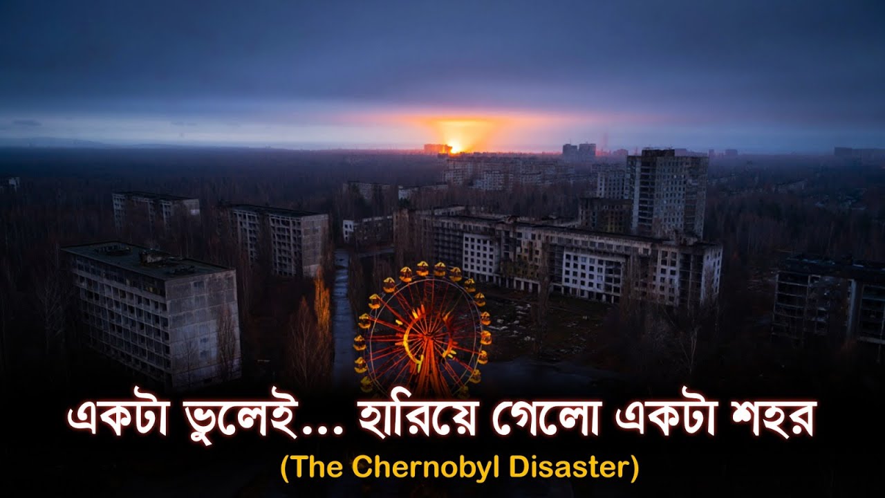 একটা ভুল… মুছে দিল একটা শহর পৃথিবীর মানচিত্র থেকে | Chernobyl Disaster ...