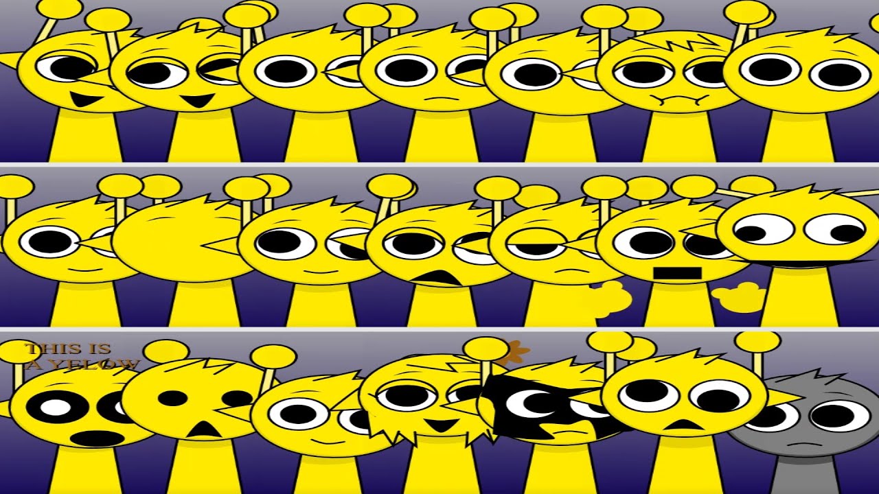When all SIMON characters form a phase in Incrediox Sprunki - YouTube