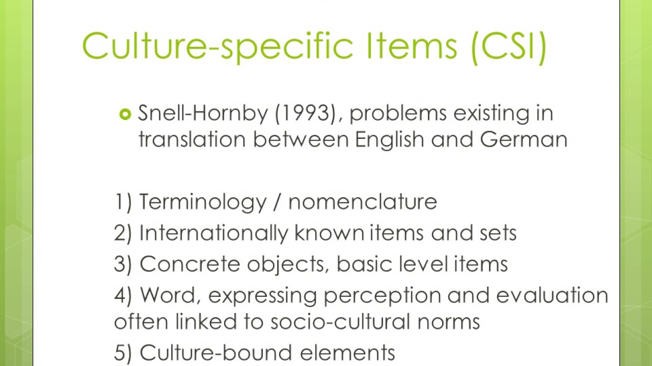 The Role of Culture in Translation - YouTube