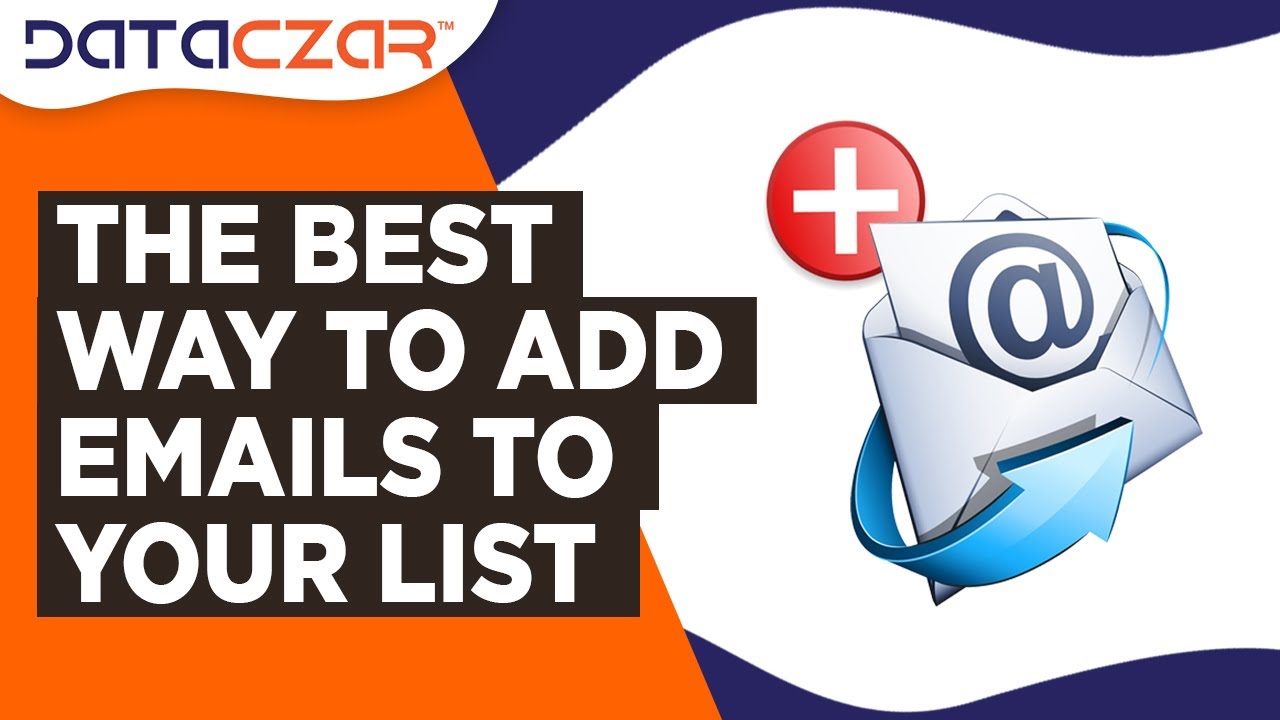 The Best Way to Add Emails to Your List - YouTube