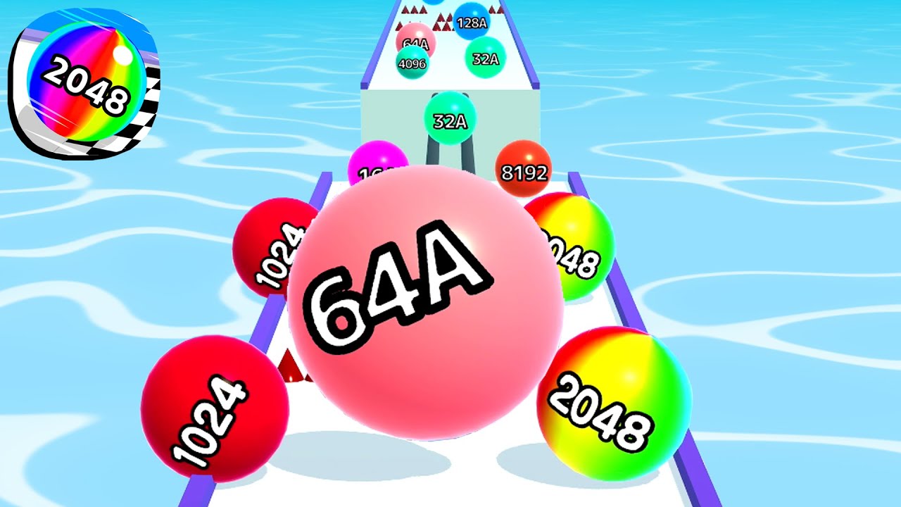 Ball Run 2048 - All Levels Gameplay Android, iOS ( Levels 1820 ) - YouTube