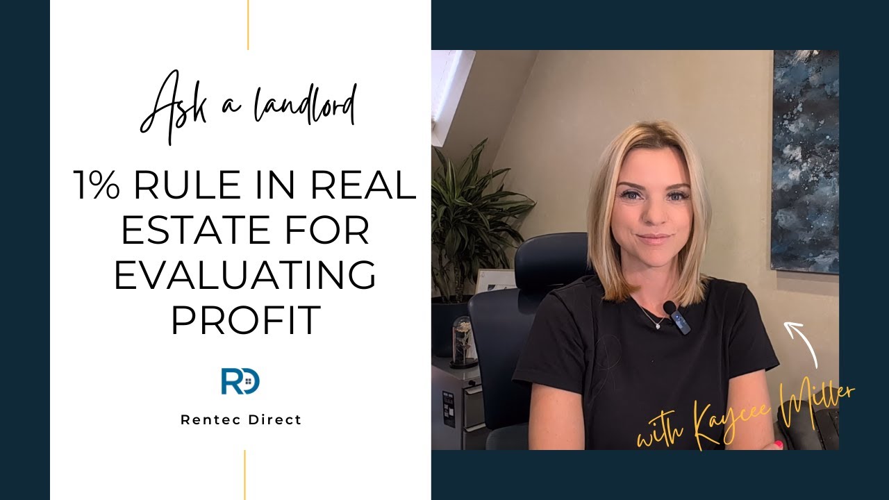 1% Rule in Real Estate Video with Kaycee Miller - YouTube
