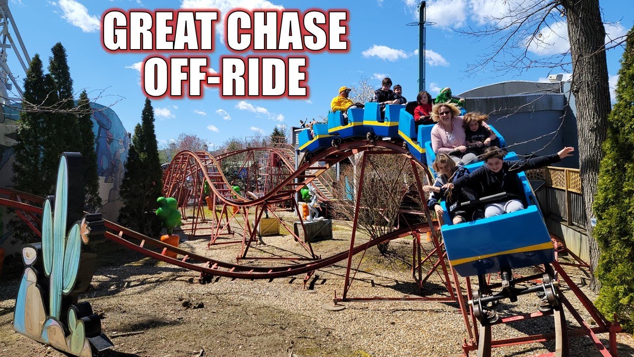 Great Chase Off-Ride Footage, Six Flags New England Miler Kiddie ...