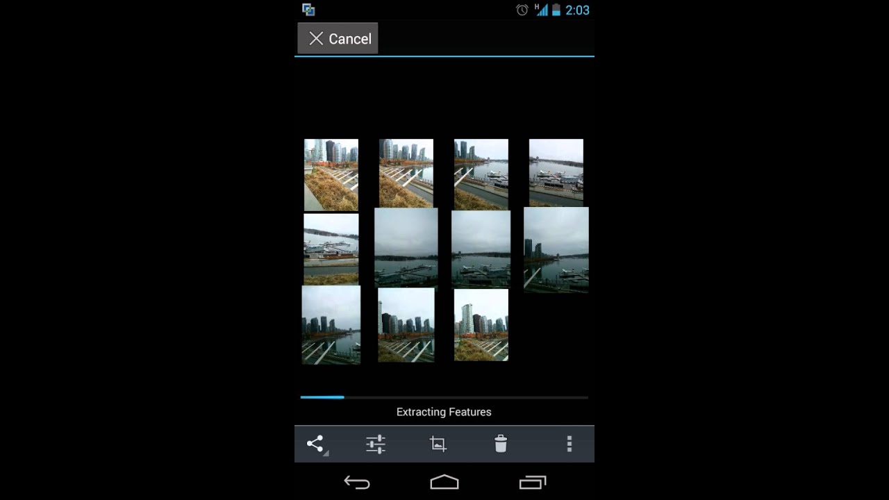 AutoStitch for Android - YouTube