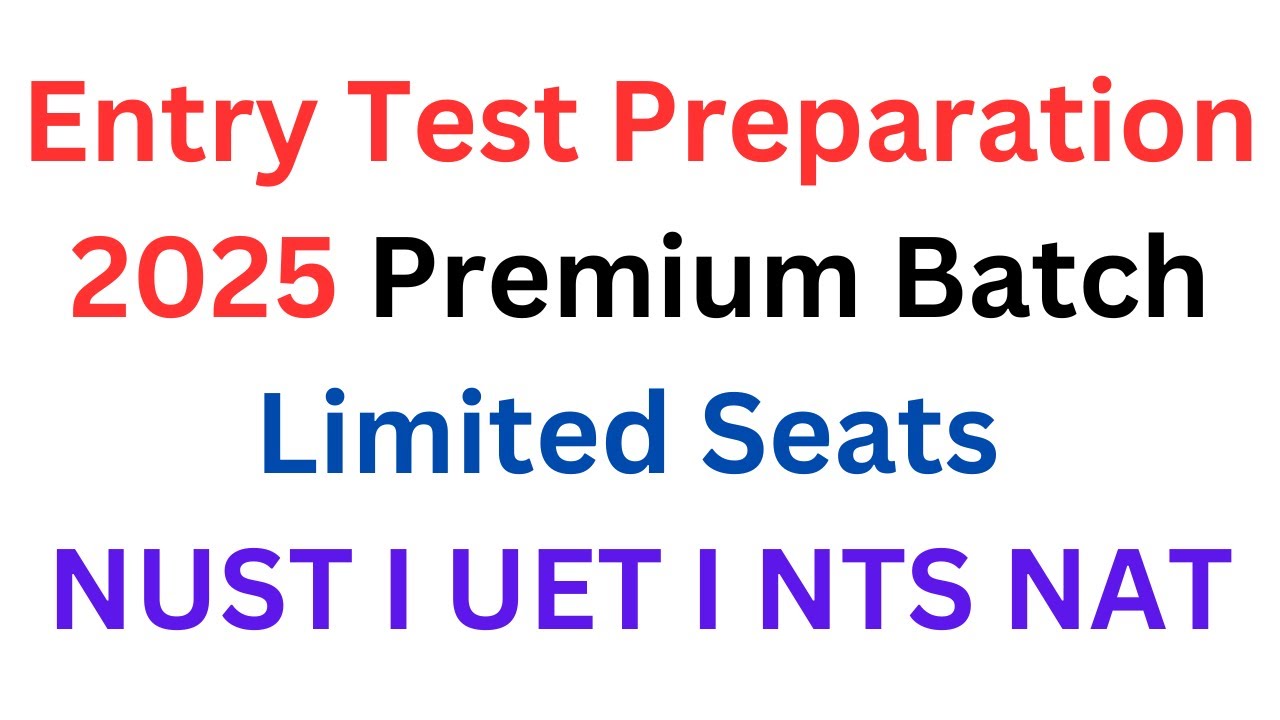 How to Top in NUST NET Exam I NUST Entry Test Preparation I NUST NET ...