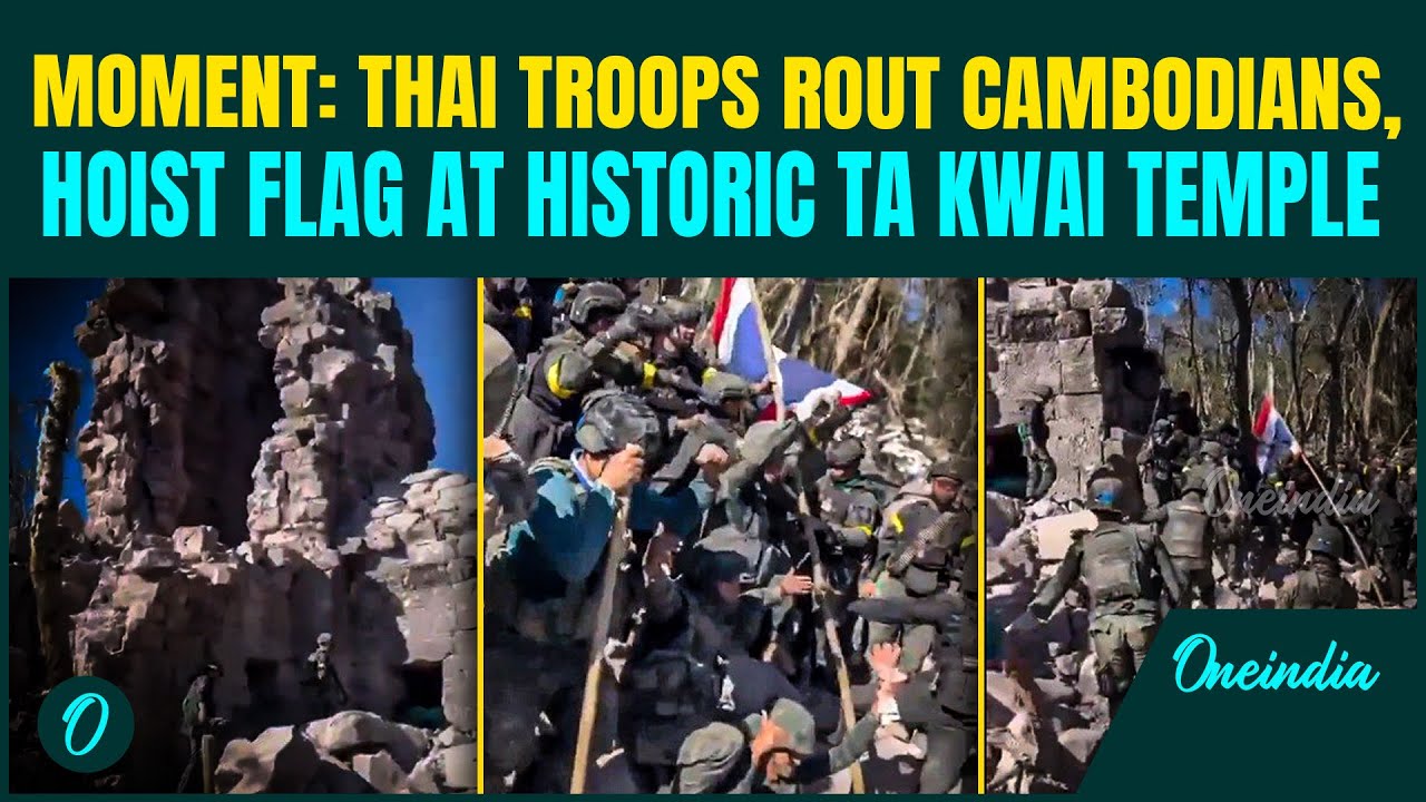 Thailand-Cambodia War BREAKING: Thai Soldiers Reclaim Historic Ta Kwai ...