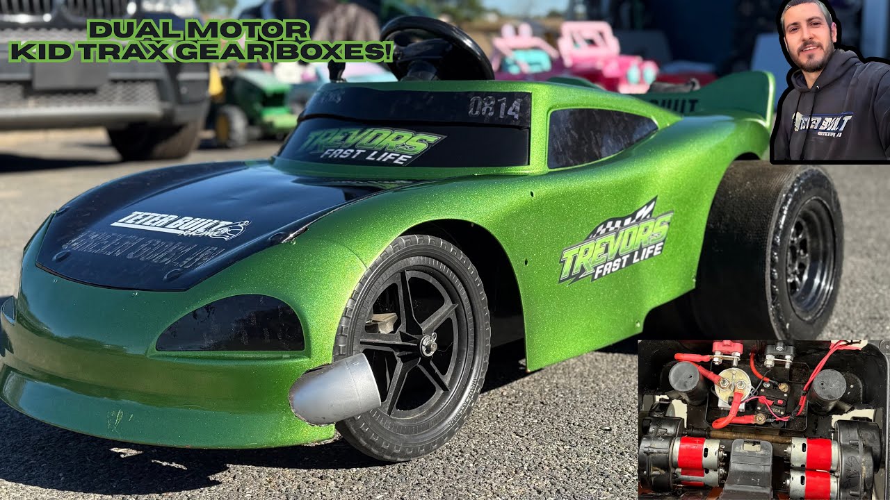 First Gear Delete: Kid Trax Dual motor gear box assembly! - YouTube