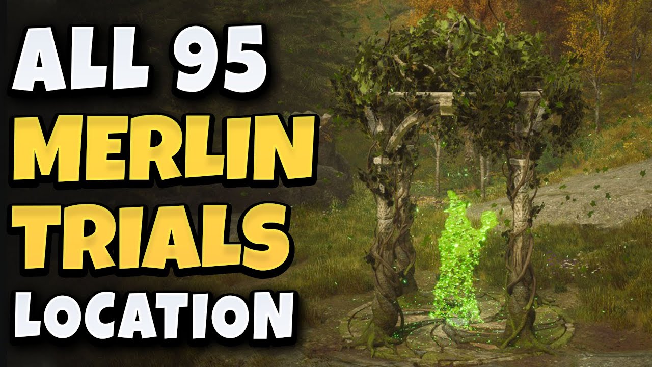 All 95 Merlin Trials Location - Hogwarts Legacy - YouTube