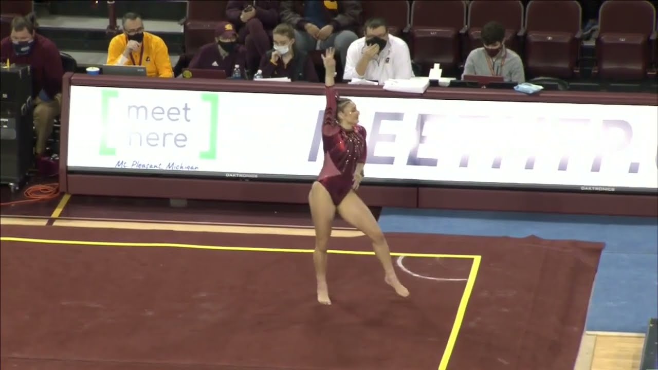 Taylor Pitchell (Central Michigan) 2022 Floor - YouTube