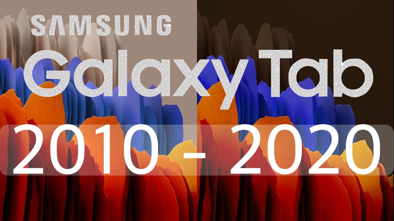 Samsung Galaxy Tablet Evolution | 2010 - 2020 - YouTube