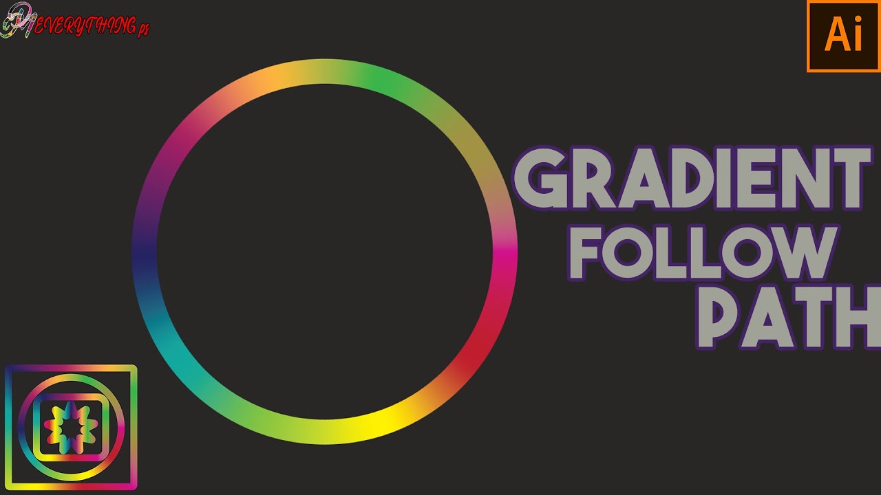 How To Get A Gradient Follow A Path Illustrator Tutorial YouTube How To Get A Gradient Follow A Path Illustrator Tutorial YouTube