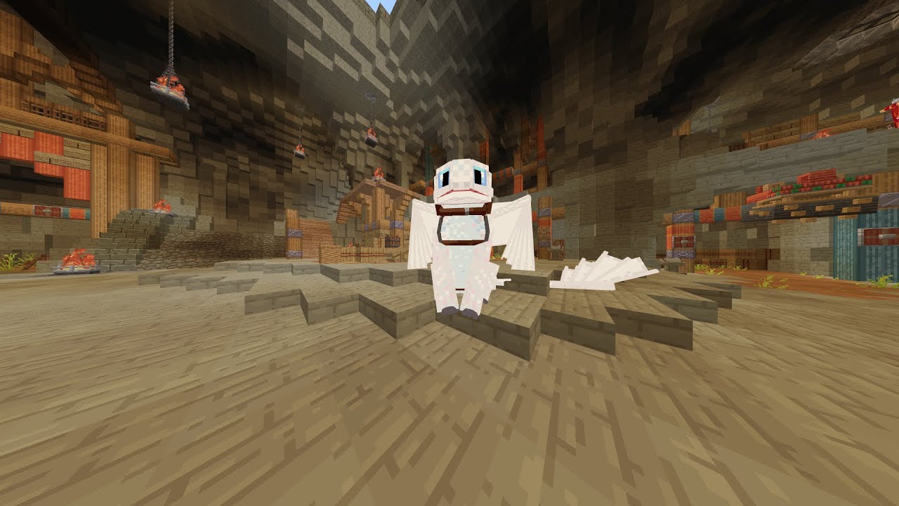 I Found A Light Fury (Minecraft How To Train Your Dragon Ep.2) - YouTube