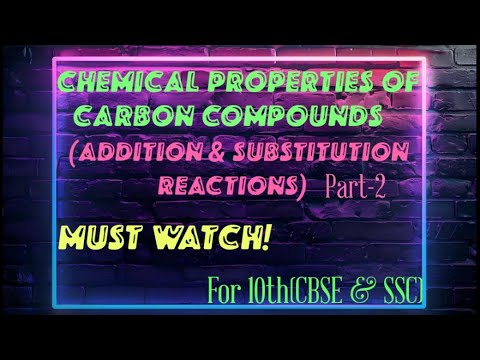 Addition and Substitution Reactions 10th -02 - YouTube