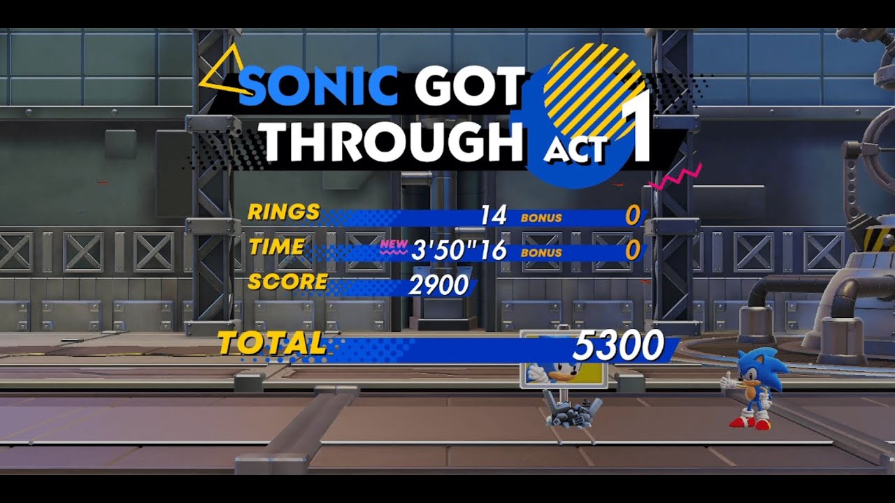 Sonic Superstars Egg Fortress Act 1 Speedrun as Sonic (3:50.16) - YouTube