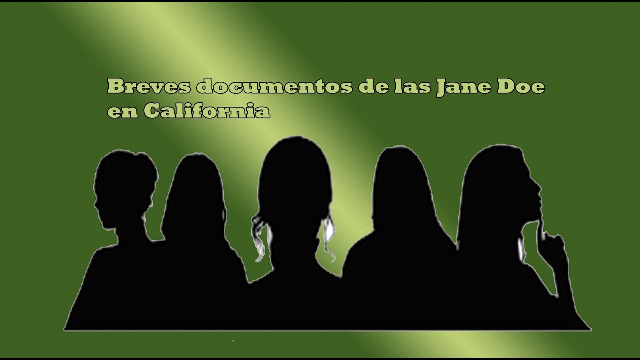 Breves documentos de las Jane Doe en California - YouTube