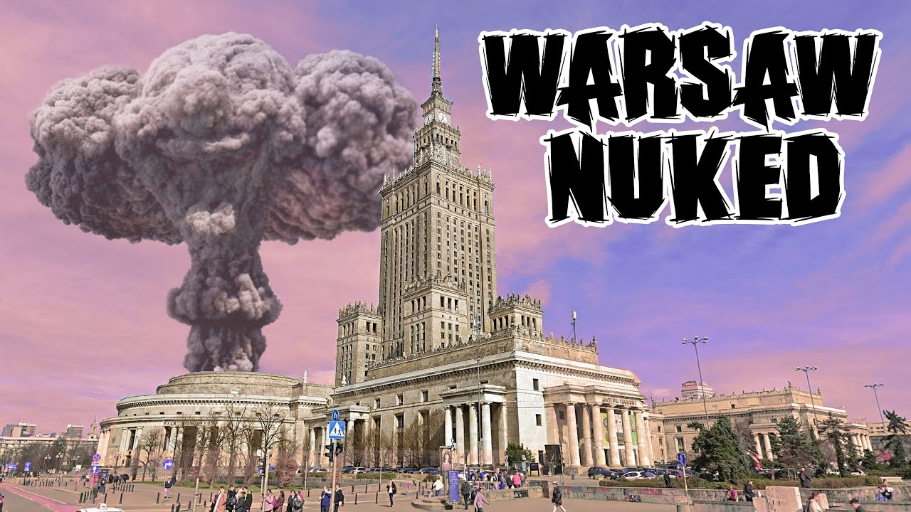 Russia ATTACK Poland || Nuclear strike simulation || Dirty bomb ...