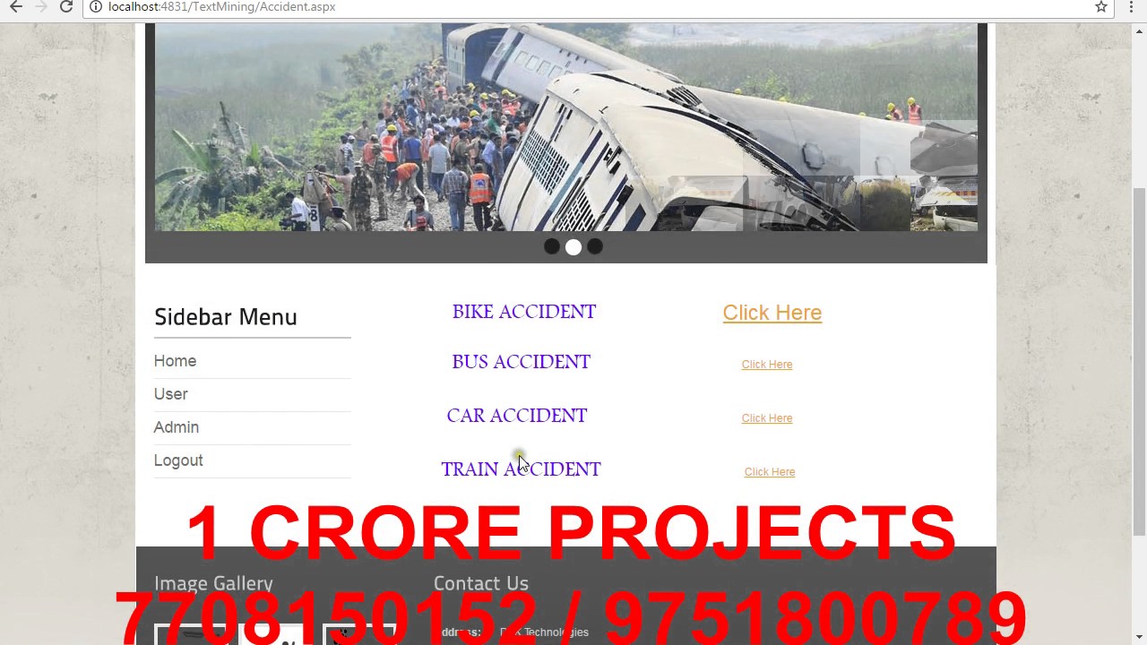 Text Mining the Contributors to Rail Accidents - 1Crore Projects - YouTube