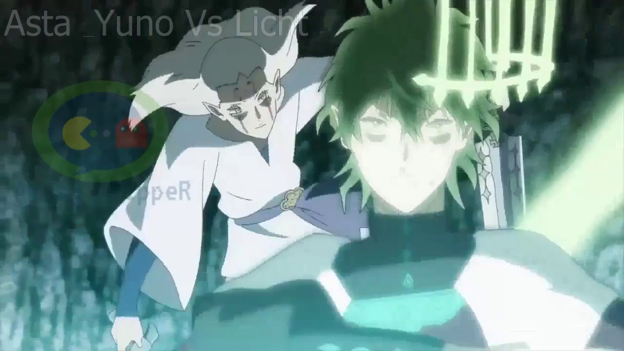 Epic Fight!!! Asta and Yuno Vs Licht - YouTube