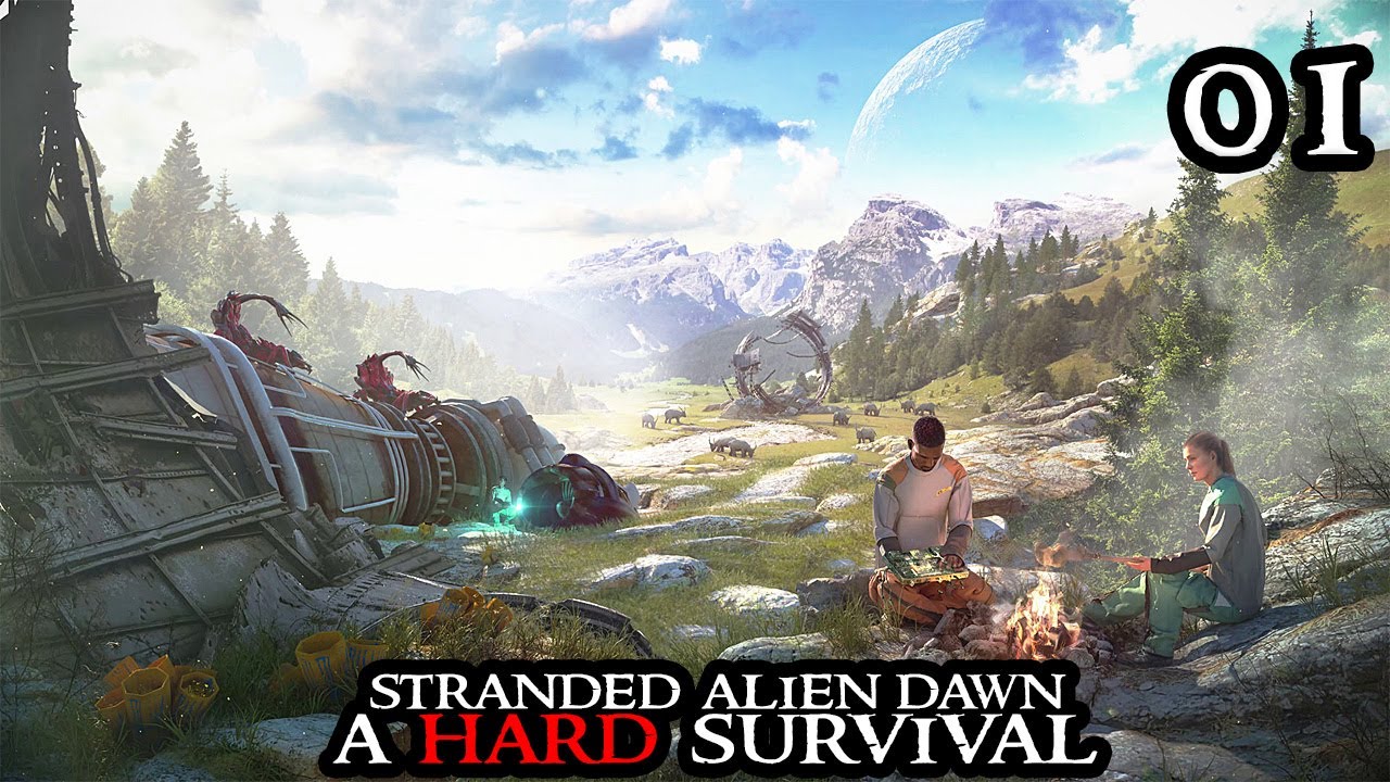 Stranded Alien Dawn - The PERFECT Beginning || Crashlanding on HARD ...