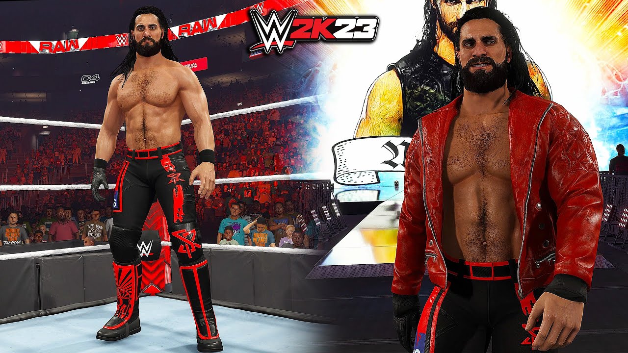 WWE 2K23 Seth Rollins WM 37 Model | 4K Ultra - YouTube