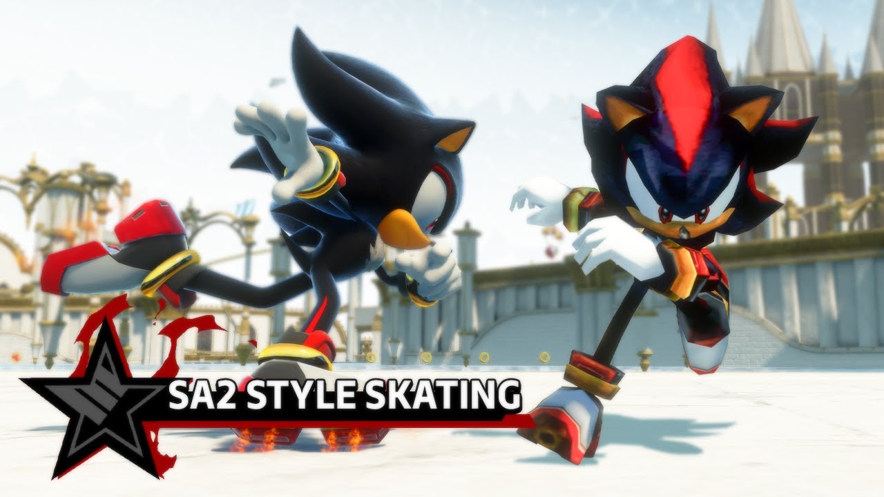 Shadow Generations: SA2 Style Skating Animation - YouTube