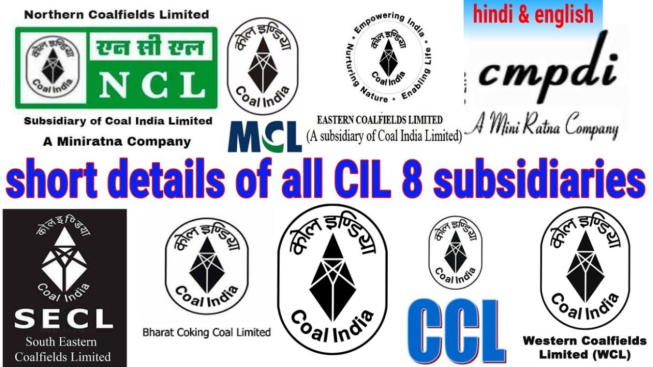 #miningexam short details of CIL and its subsidiaries | coal company ...
