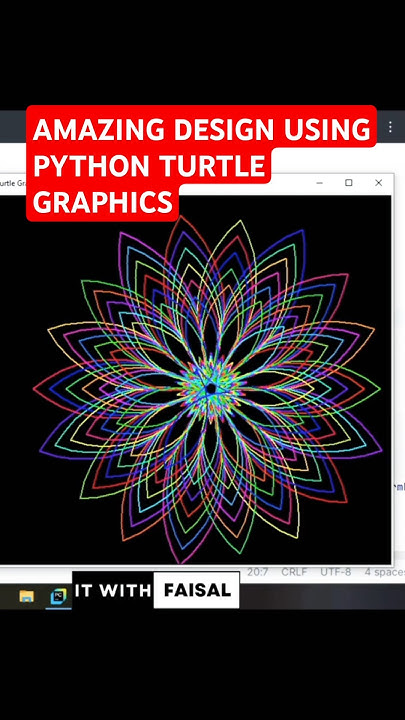 Amazing Design Using Python Turtle Graphics Pythonturtle Programming Coding Turtledesign