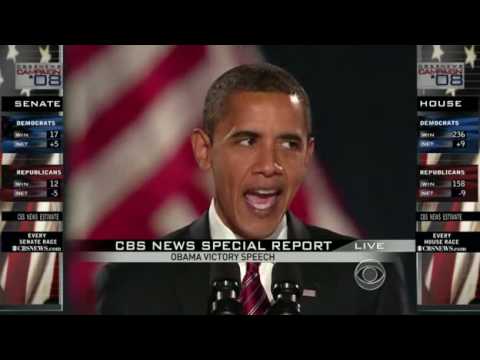 Barack Obama Presidential Victory Speech 2008 -Part 2_4 (HQ) - YouTube