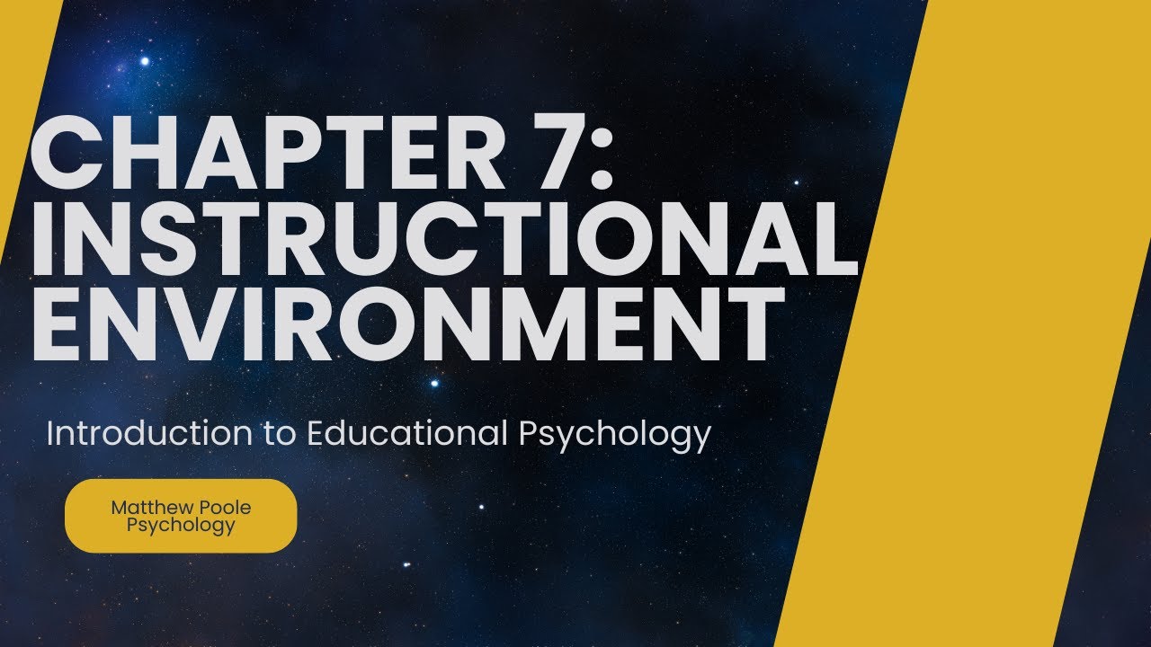 Introduction to Educational Psychology: Chapter 7 - Creating Effective ...