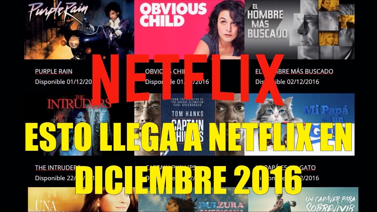 ESTO LLEGA A NETFLIX EN DICIEMBRE 2016 CRITICSIGHT - YouTube