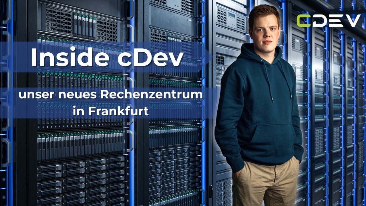 Inside cDev | Unser neues Rechenzentrum in Frankfurt - YouTube