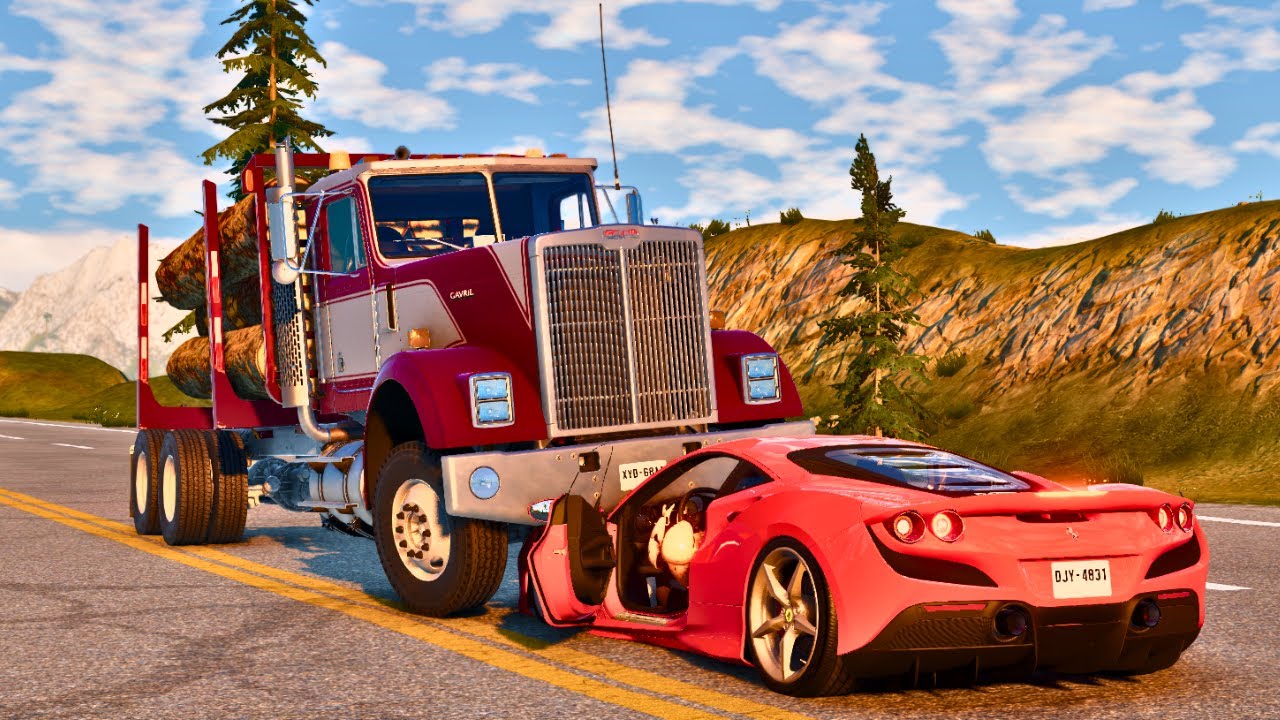 Supercar Speed Crashes : Epic Fails in BeamNG Drive! - YouTube