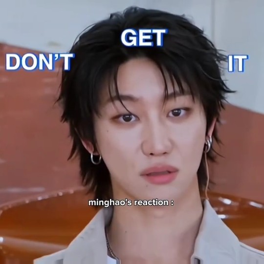 minghao: sekarang gue bisa bilang 12 makhluk astral lebih waras🙄🫵#kpop# ...