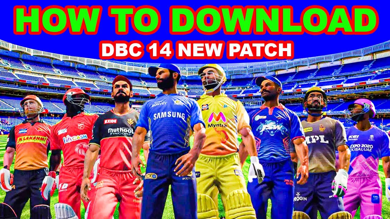 HOW TO DOWNLOAD VIVO IPL 2021 PATCH FOR DBC 14 BY RAHEEL MALIK OFFICIAL ...