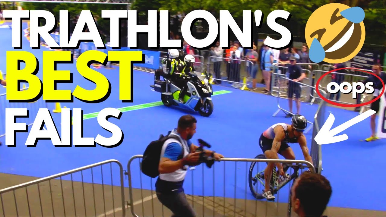 Pro Triathlon's BEST FAILS and FUNNY MOMENTS! - YouTube