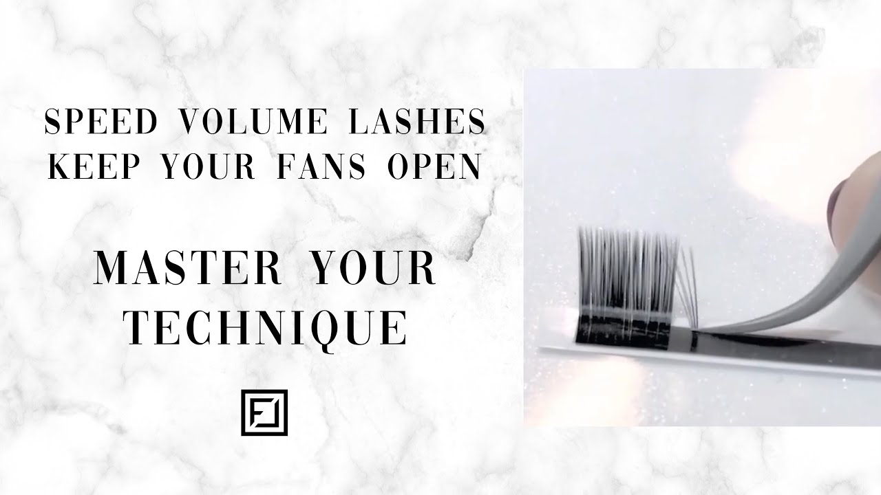 Speed Russian Volume Lashing! [KEEP YOUR FANS OPEN] Master Your Lash ...