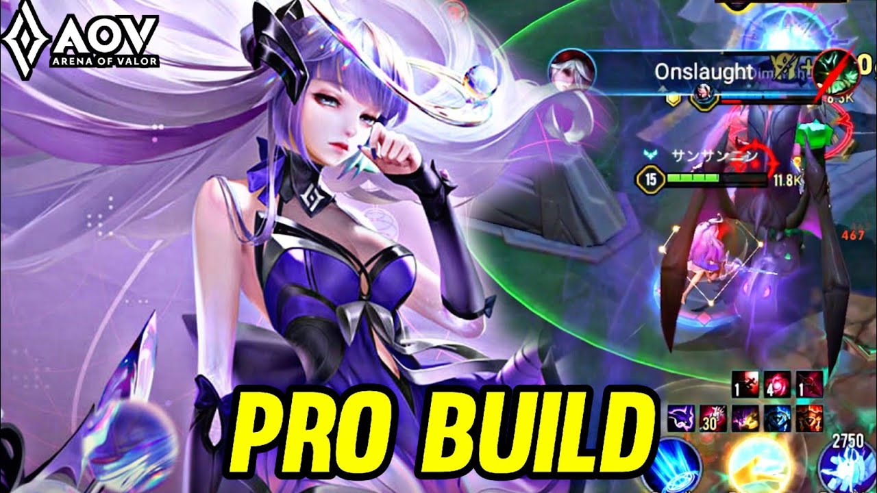 AOV : SINESTREA GAMEPLAY | PRO BUILD - ARENA OF VALOR LIÊNQUÂNMOBILE ROV - YouTube