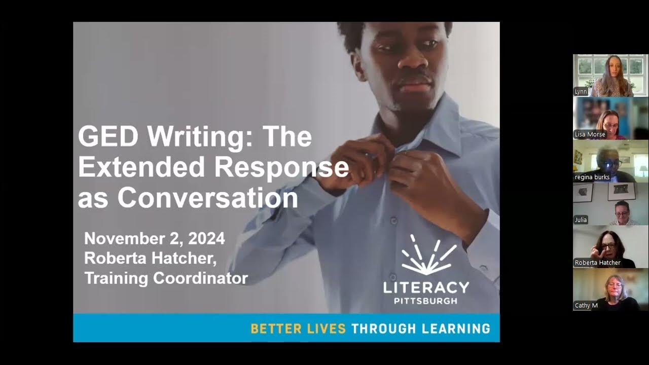 Writing for the GED: The Extended Response as Conversation - YouTube