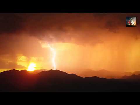 Dünyadan Yıldırım Düşmesi Görüntüleri ve Ağır Çekim Yıldırım Çarpması