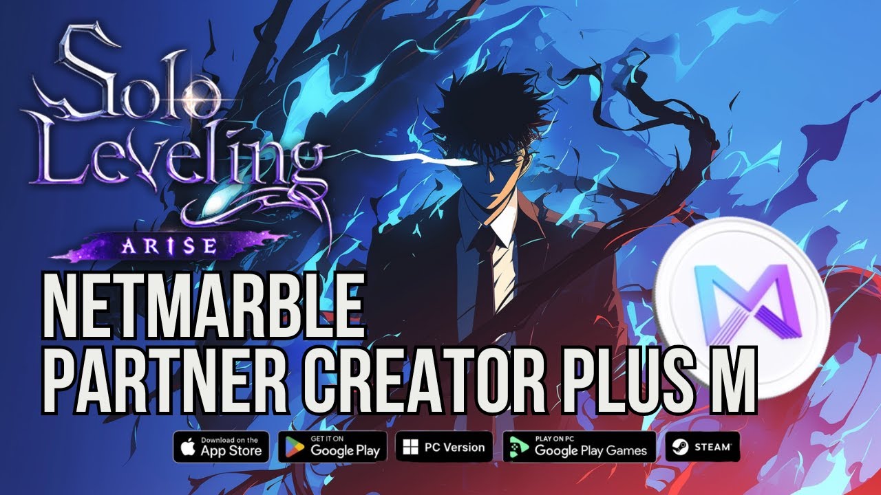 Solo leveling Arise Netmarble Partner Creator Plus M - YouTube