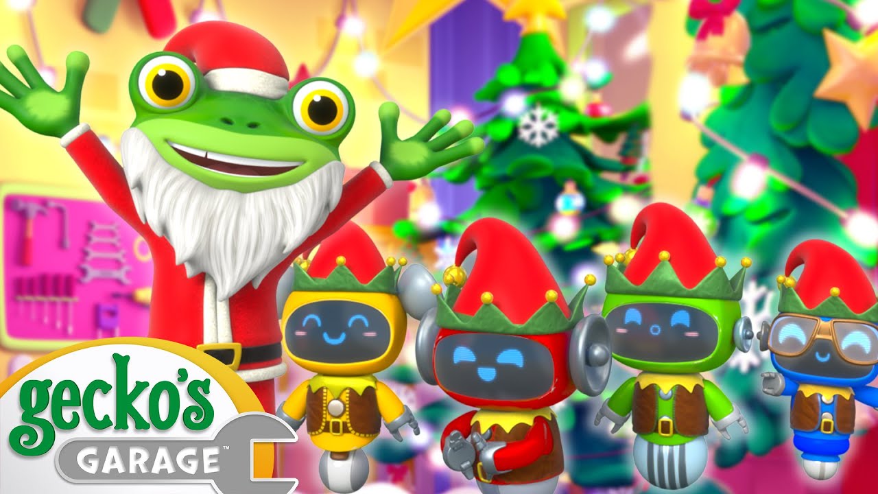 Gecko's Christmas Grotto | Go Gecko's Garage! | Kids Cartoons - YouTube