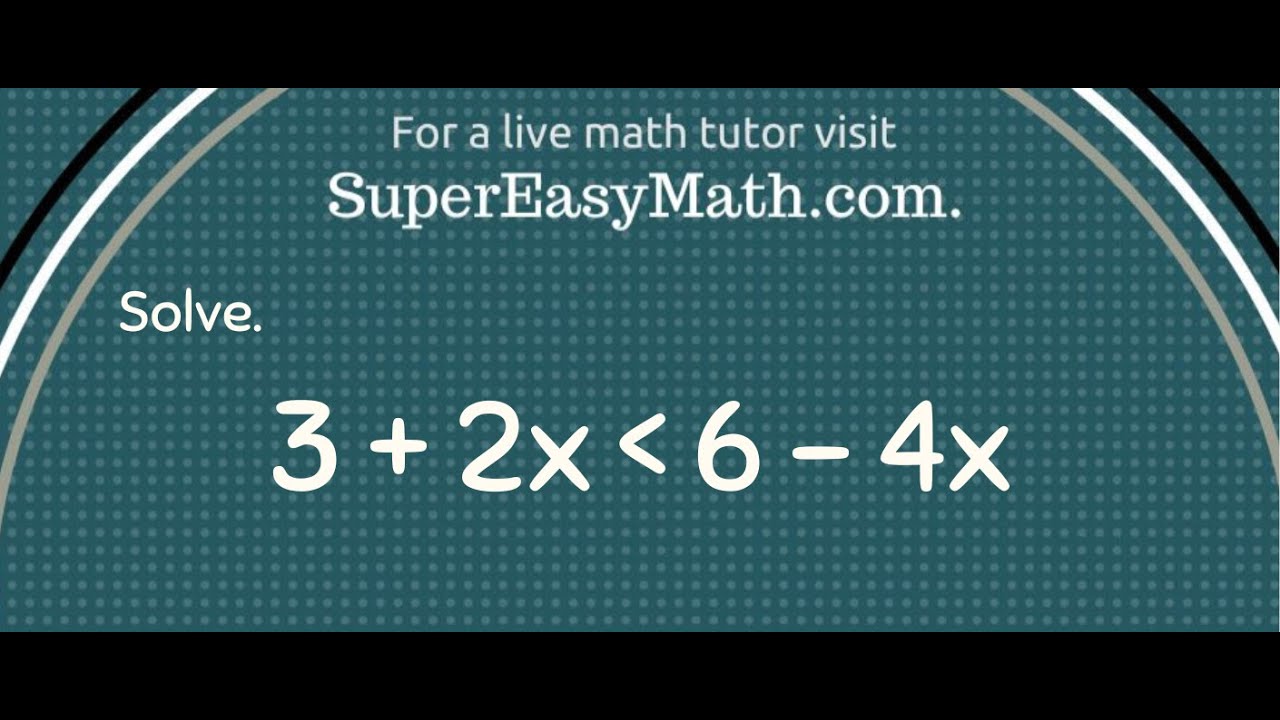 MPOTD - Solve for X - YouTube