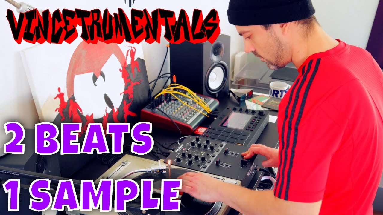 MAKING 2 BEATS WITH 1 SAMPLE : MPC Live / X / One beat making - YouTube