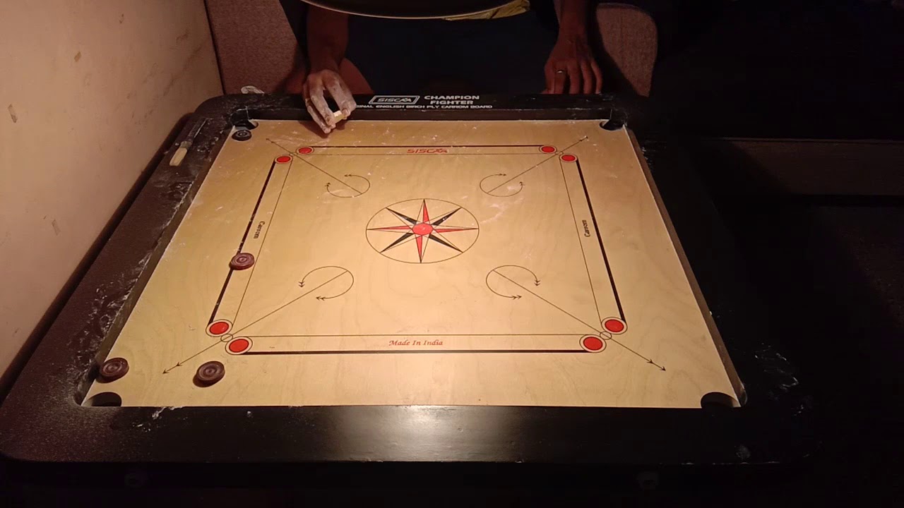 Carrom trick shots 30 - YouTube