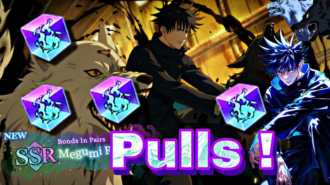 *NEW* GREEN DIVINE DOGS MEGUMI FUSHIGURO PULLS! | JUJUTSU KAISEN ...