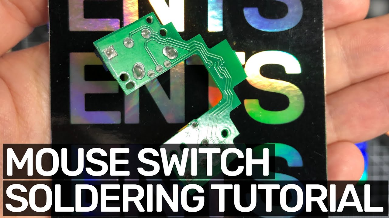 Mouse Switch Soldering Tutorial - YouTube