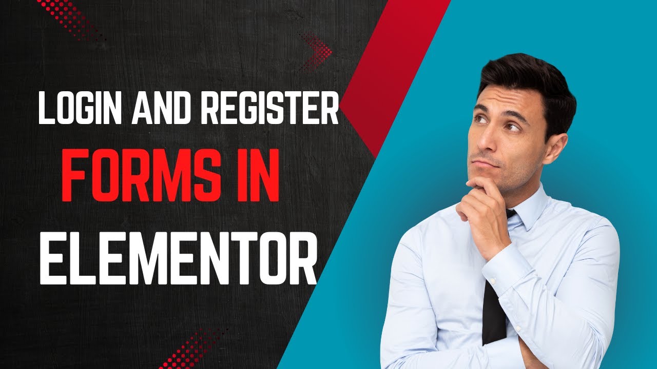 Elementor Tutorial: Building Login and Register Forms for Your Website ...