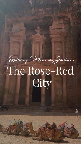 Petra - The Rose-Red City of Jordan #shorts #petra - YouTube