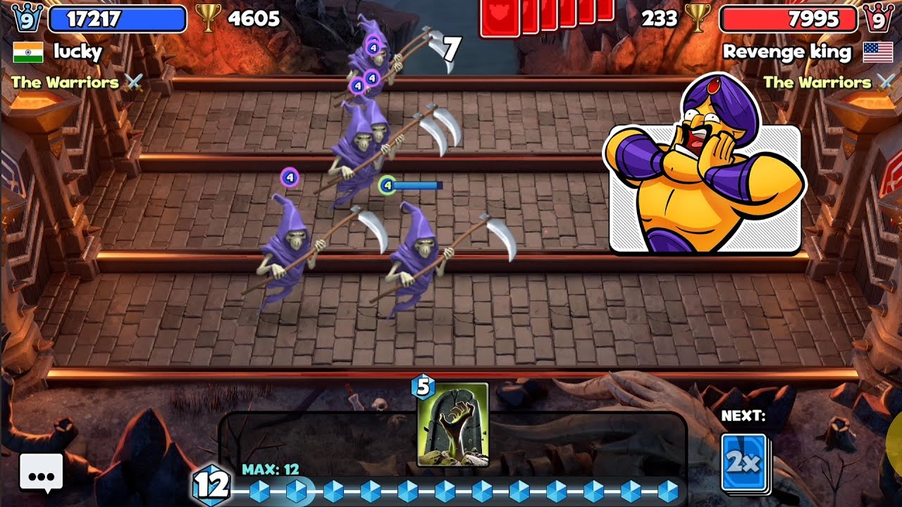 Castle Crush Game Giant Reaper Vs Reaper Gameplay - The Warrior - YouTube